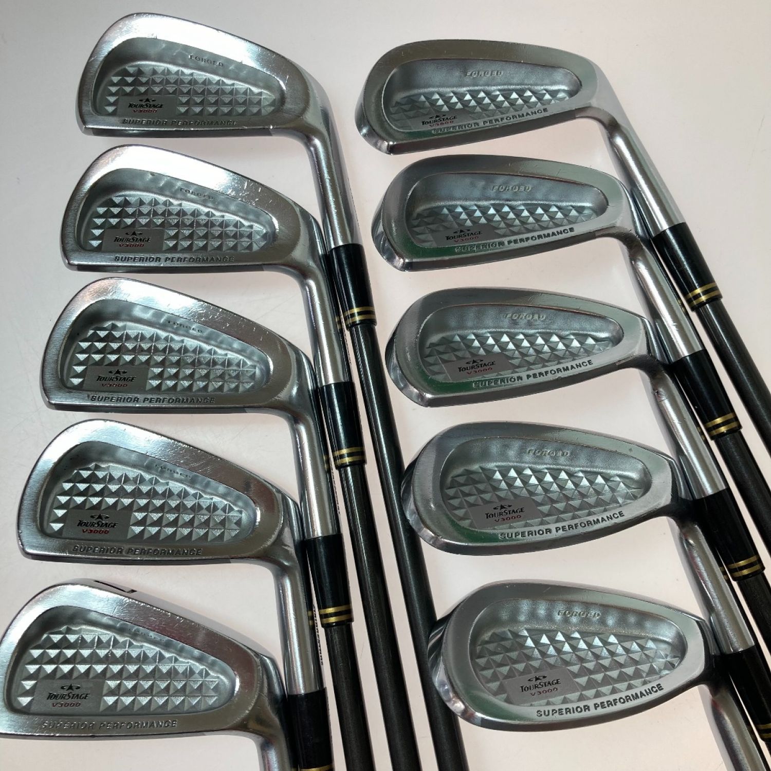 Bridgestone ブリヂストン TOUR STAGE ツアーステージ V3000 3-9.P.P/S.A 10本 アイアンセット FIBER CRAFT FCI-09 R｜中古｜なんでも ...