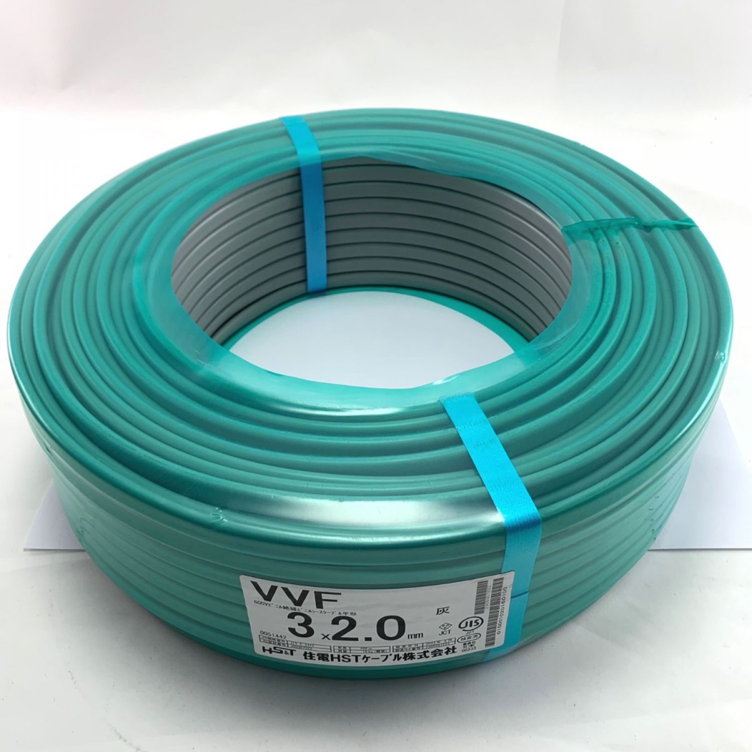 住電HSTケーブル VVFケーブル 3×2.0mm 100m 灰 - 中古 - なんでもリサイクルビッグバン