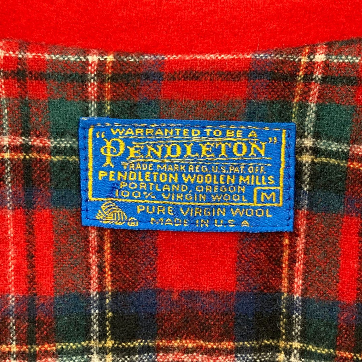 【中古】 PENDLETON ペンドルトン thinsulate ウール ジャケット サイズ M メンズ レッド｜総合リサイクルショップ なんでもリサイクルビッグバン オンラインストア