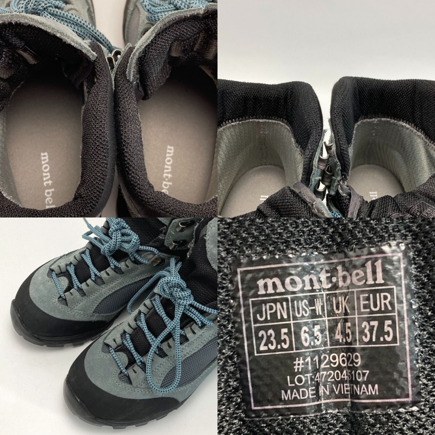 mont･bell モンベル ブーツ 1129629 グレー SIZE 23.5cm レディース｜中古｜なんでもリサイクルビッグバン