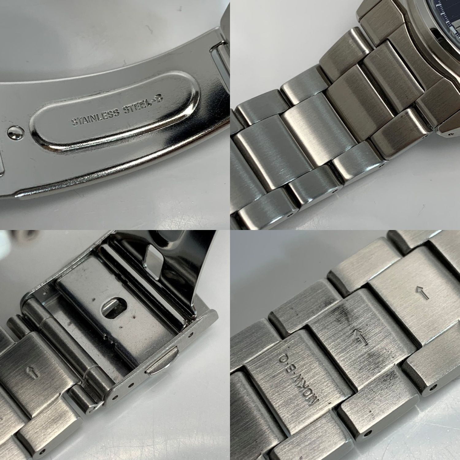 SEIKO セイコー クロノグラフ SBTR033/8T63-01T0 腕時計 クォーツ ステンレススチール ネイビー - 中古腕時計 ...